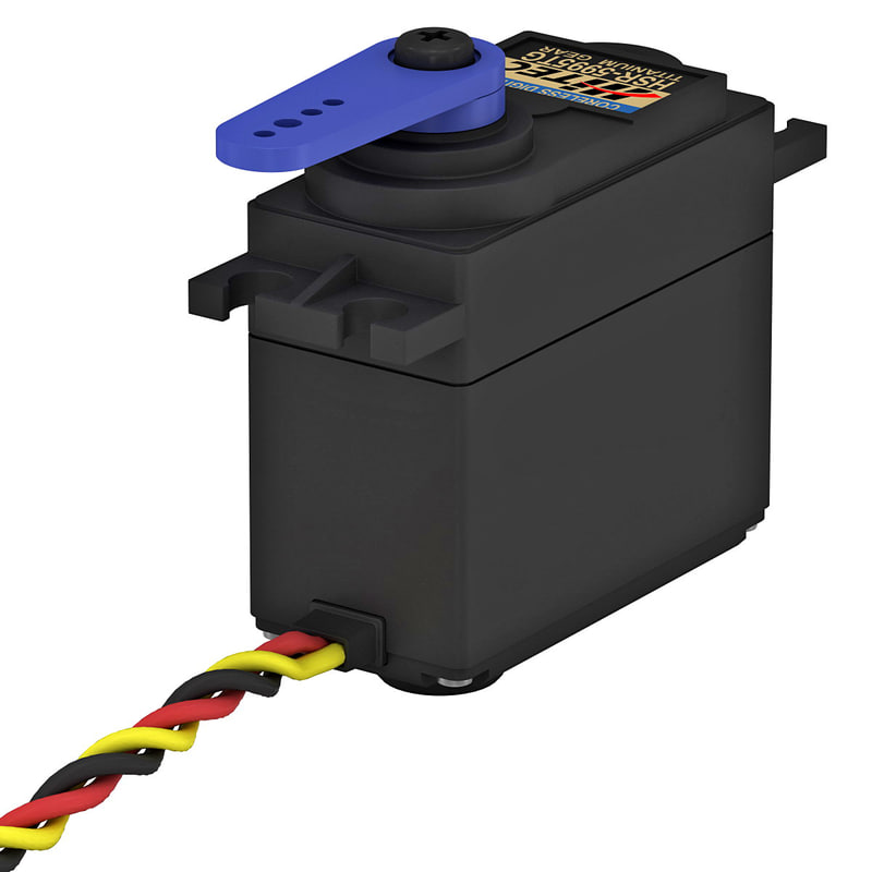 servo motor 3d max