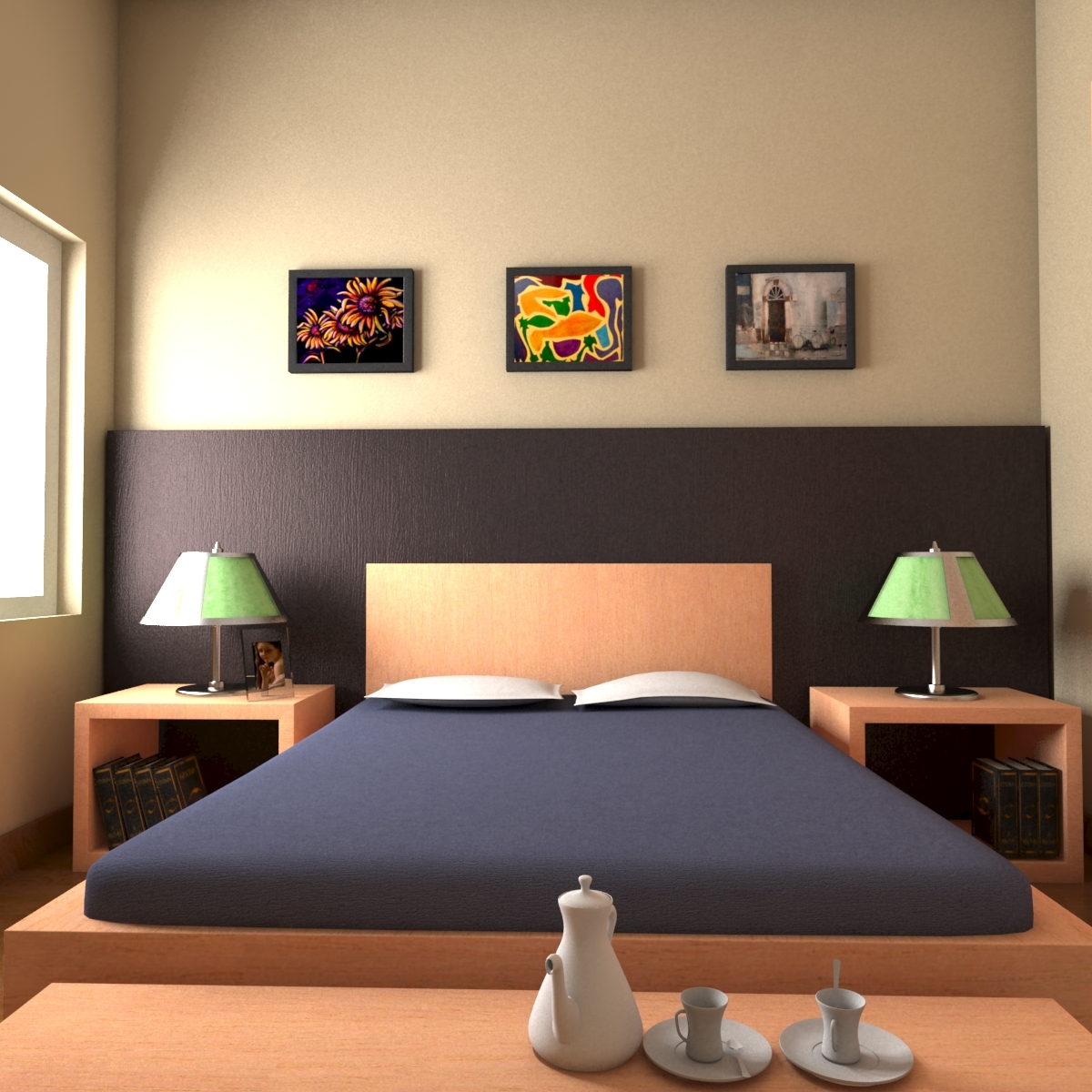 3ds max bed room