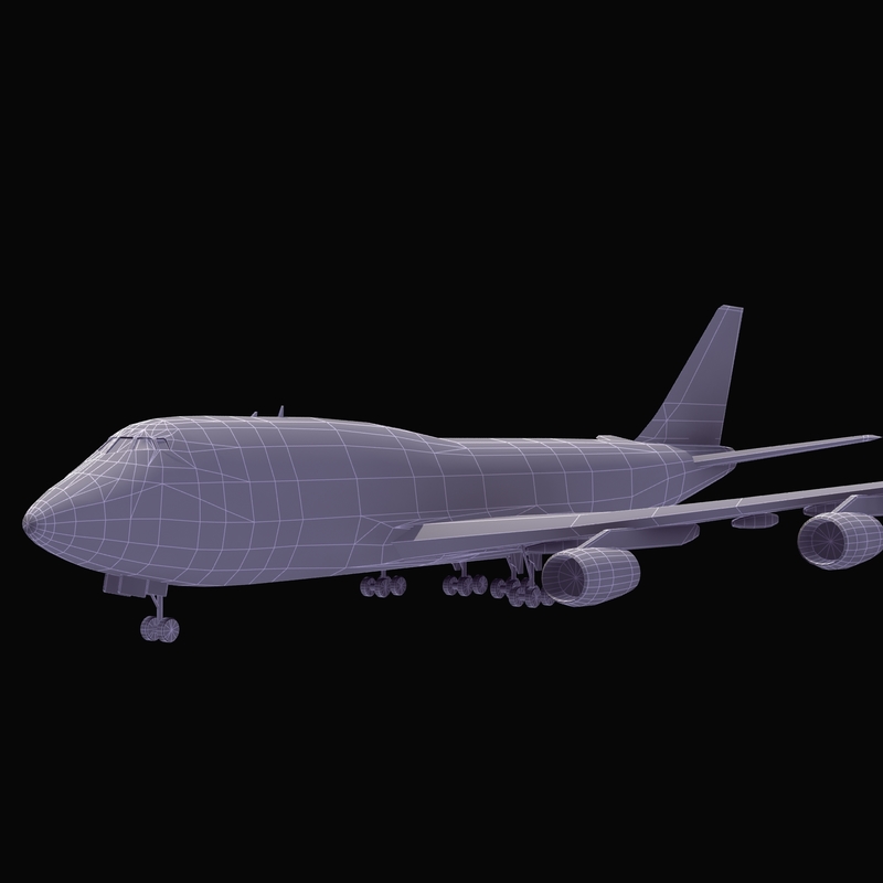 boeing 747-400 3d model