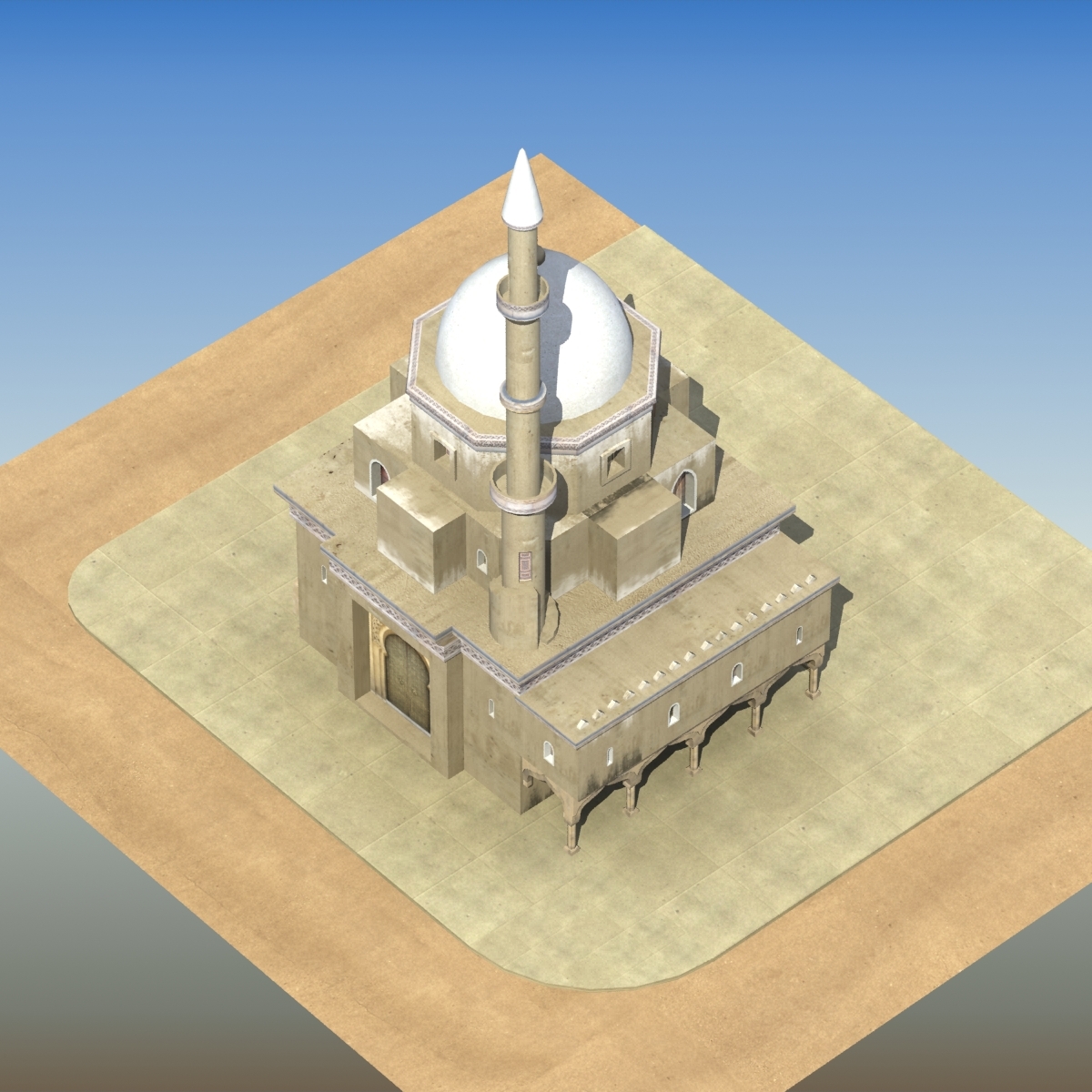 3d model mosque