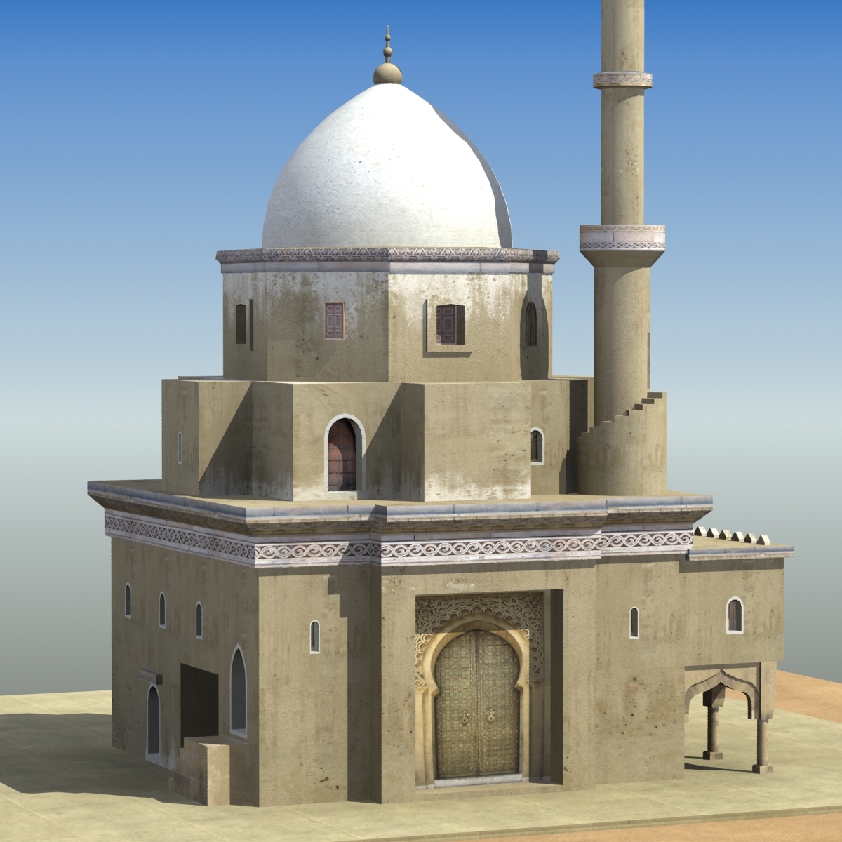 3ds max ic mosque