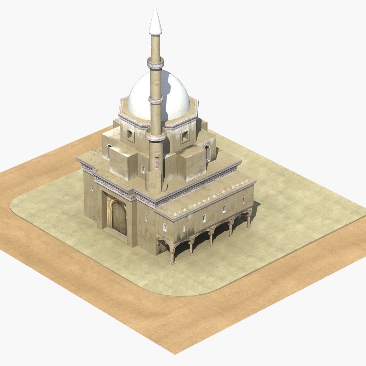 3d model mosque