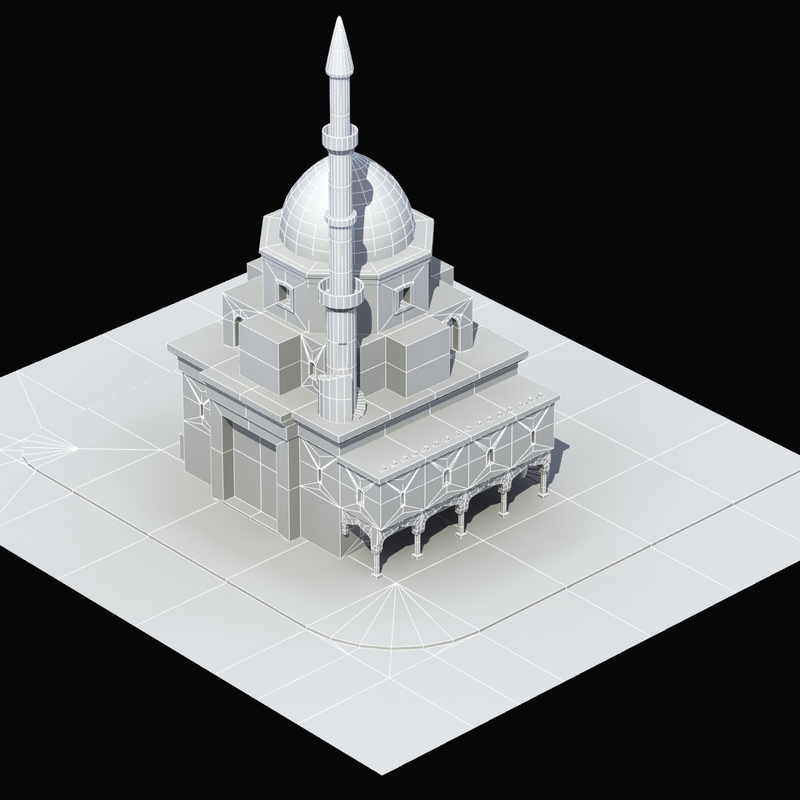 3d model mosque