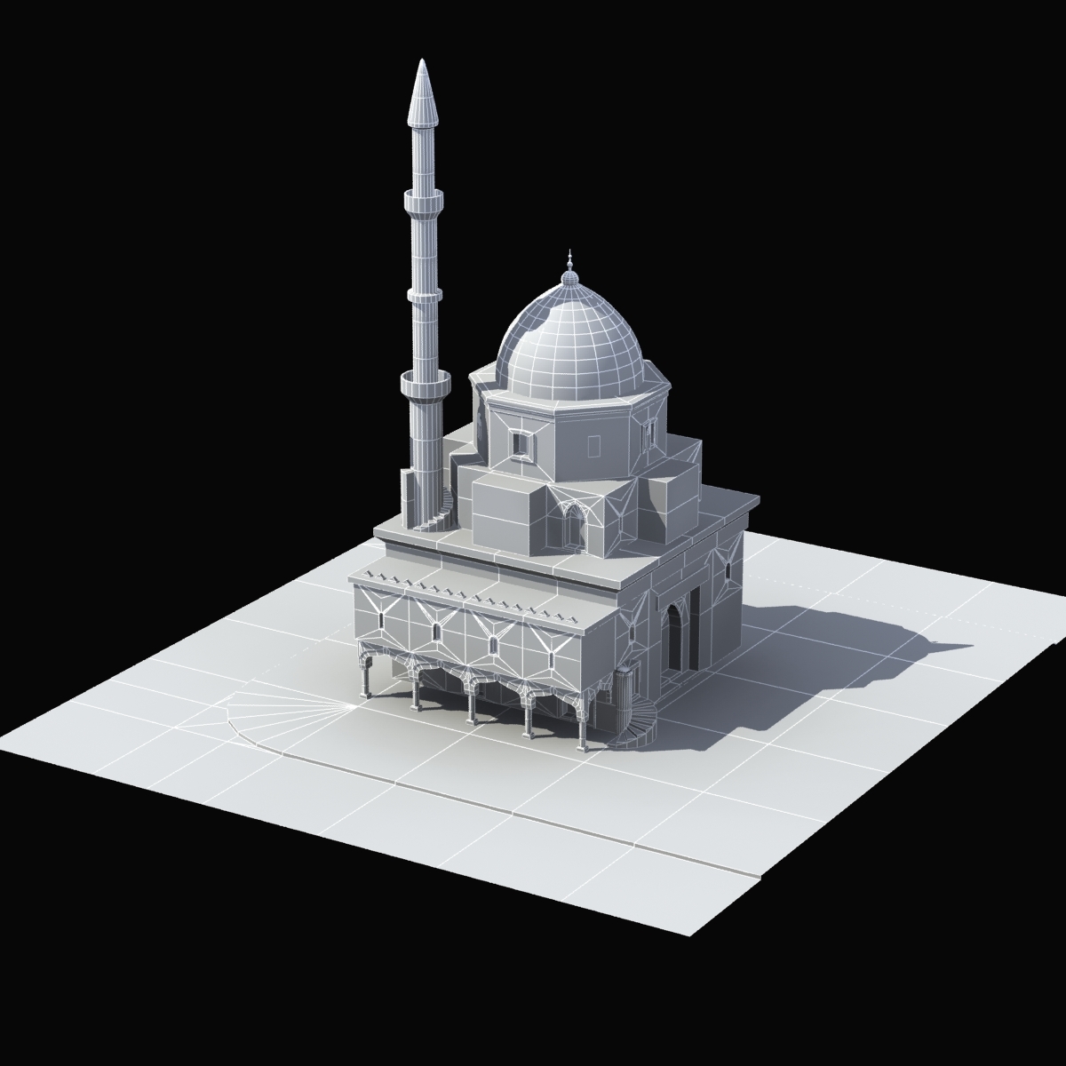 3d model mosque