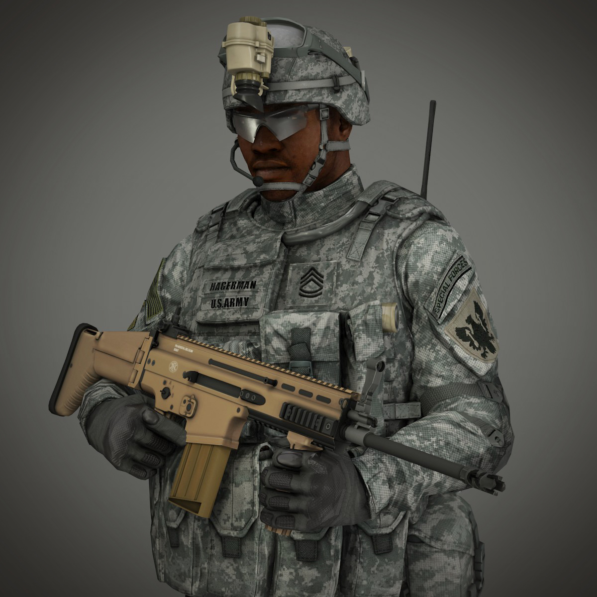 soldier male settings max