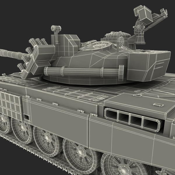 3d model of pt-91 twardy polish main