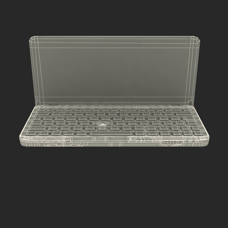 3d model green sony vaio laptop