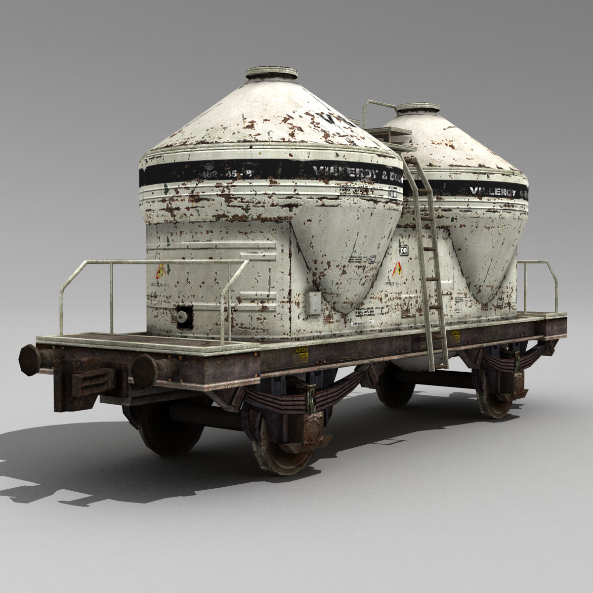 3ds max tank wagon