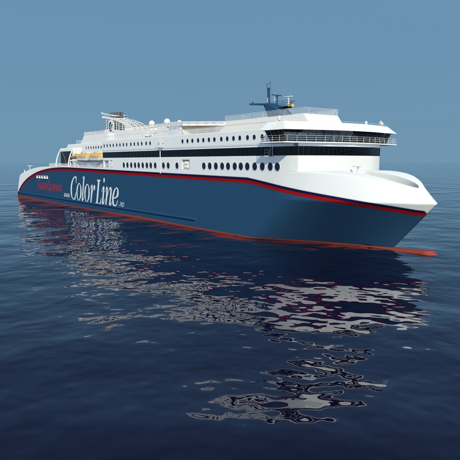 3d cruise ferry