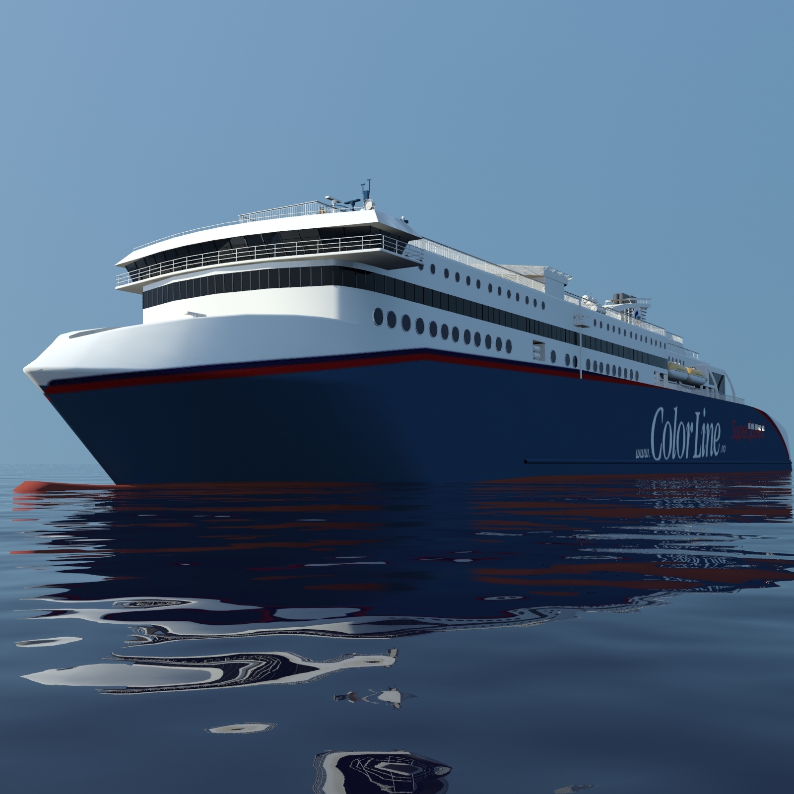 3d cruise ferry