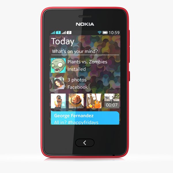 nokia 501 3d model