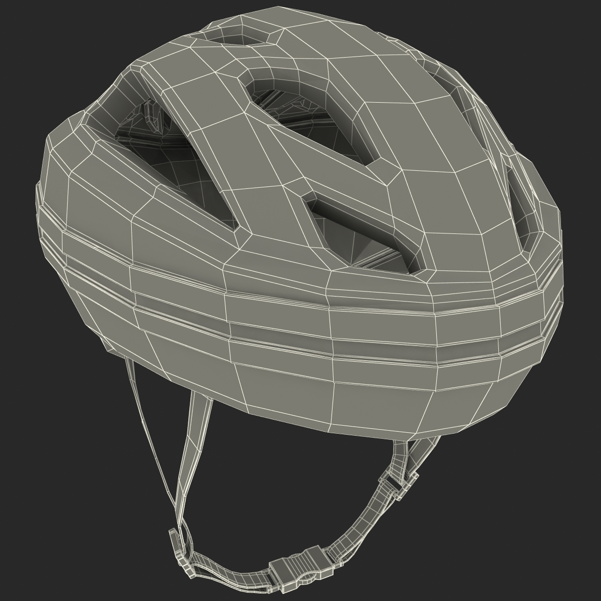 bicycle helmet 3d model