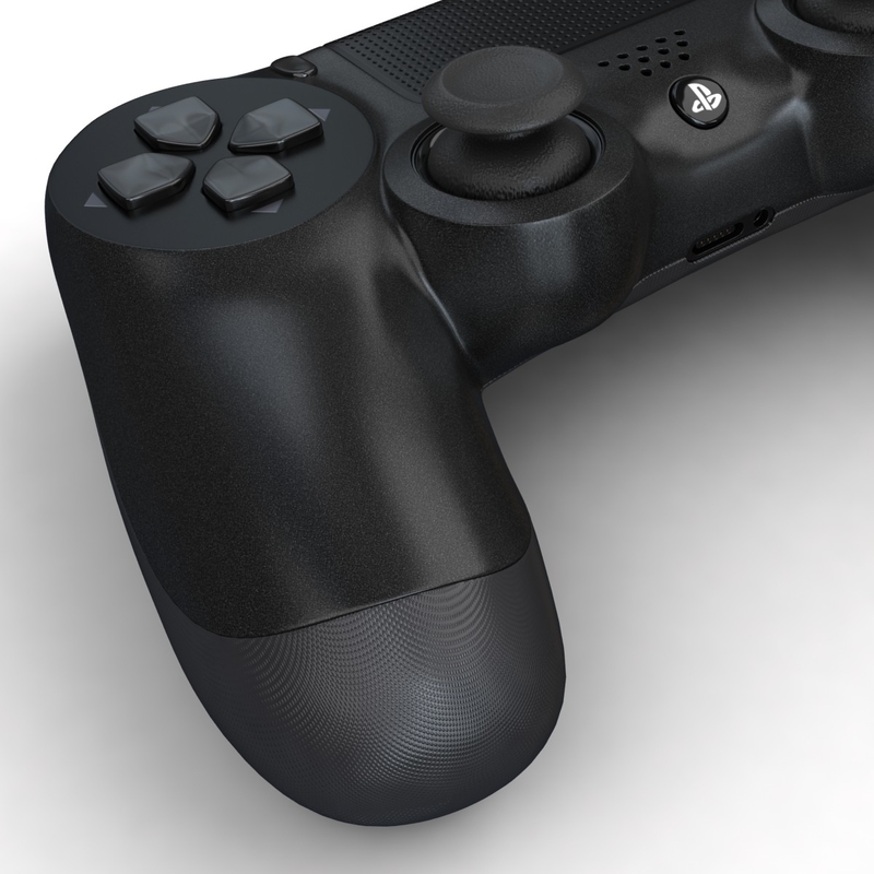 sony ps4 controller pad 3d model