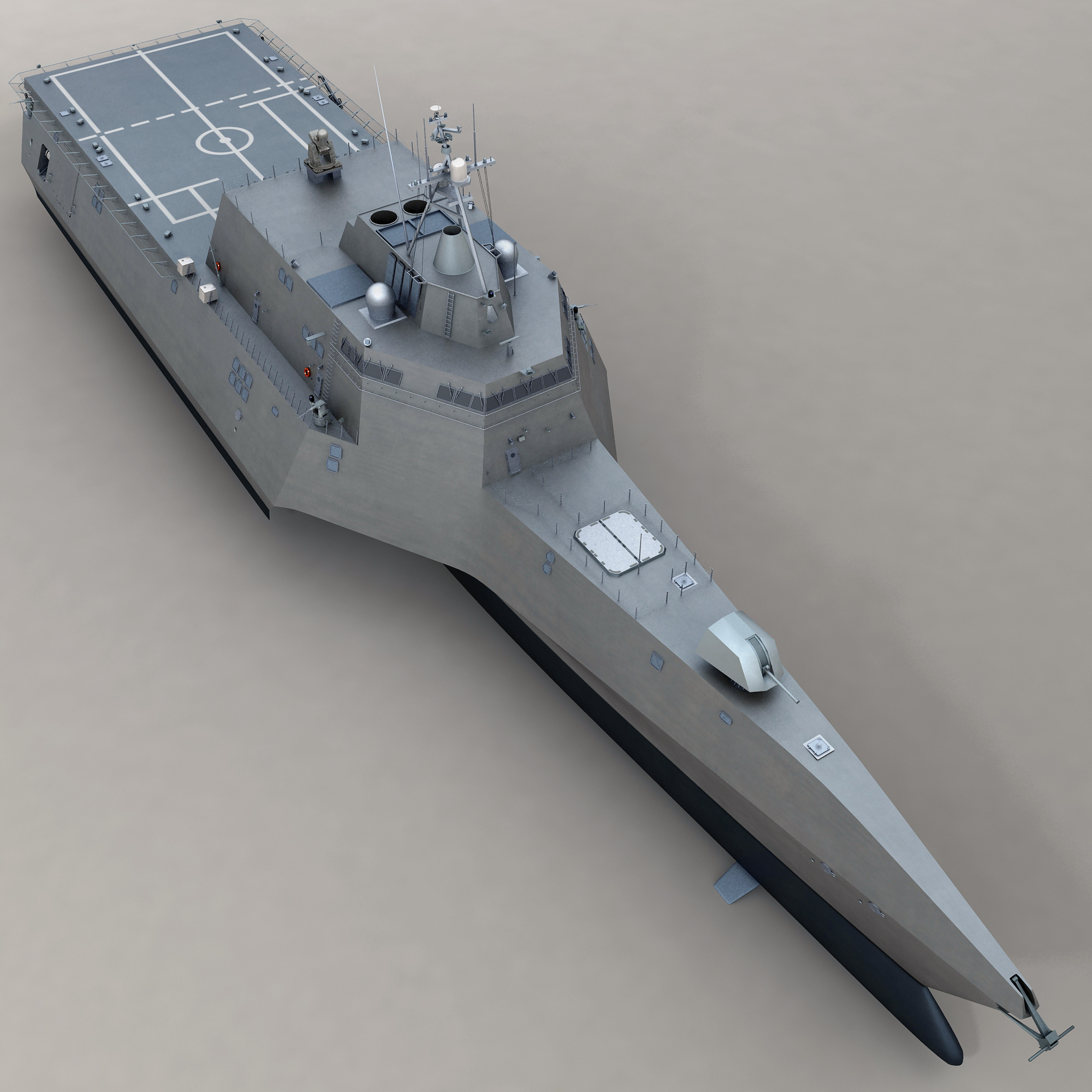 3d lcs-2 littoral combat ship