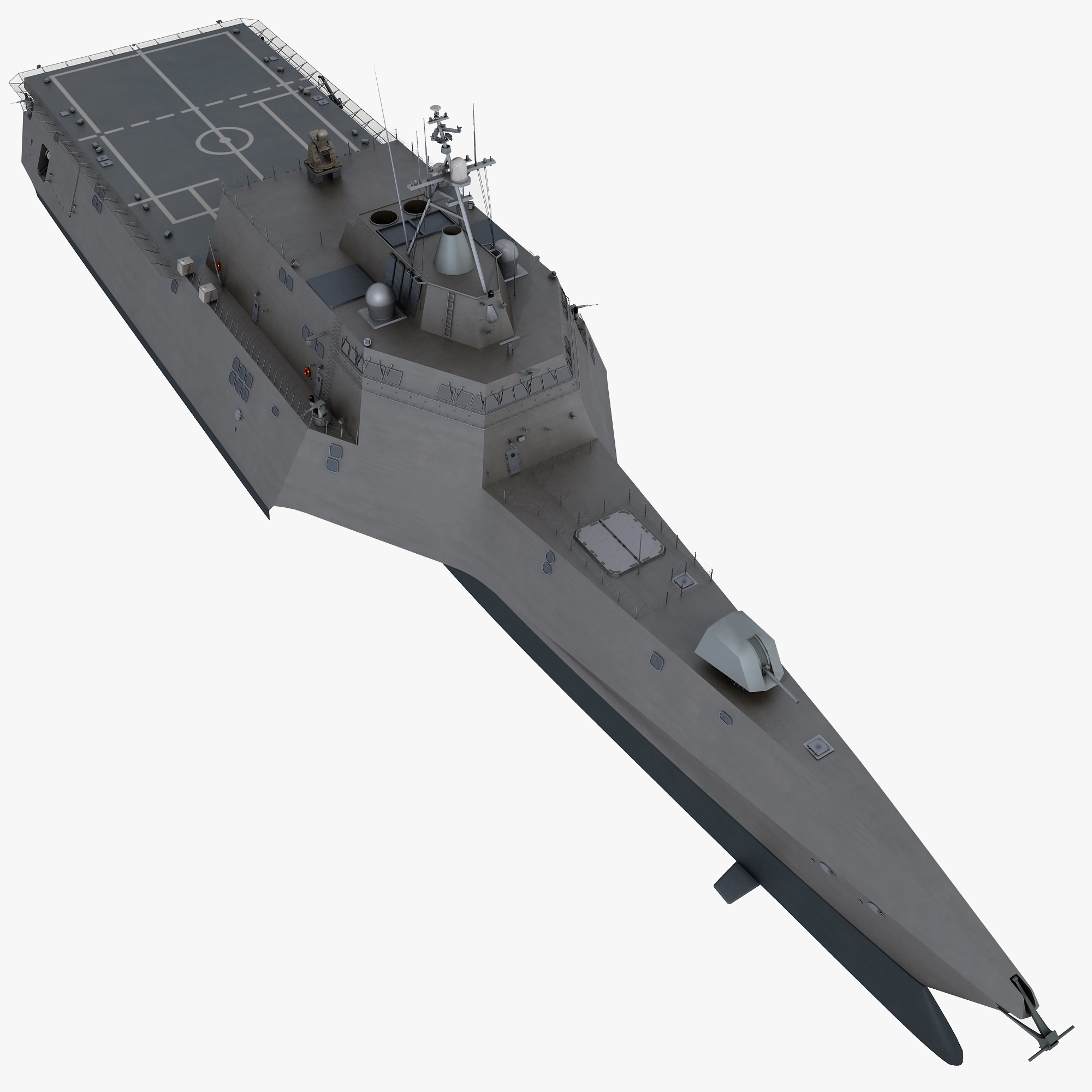 3d lcs-2 littoral combat ship