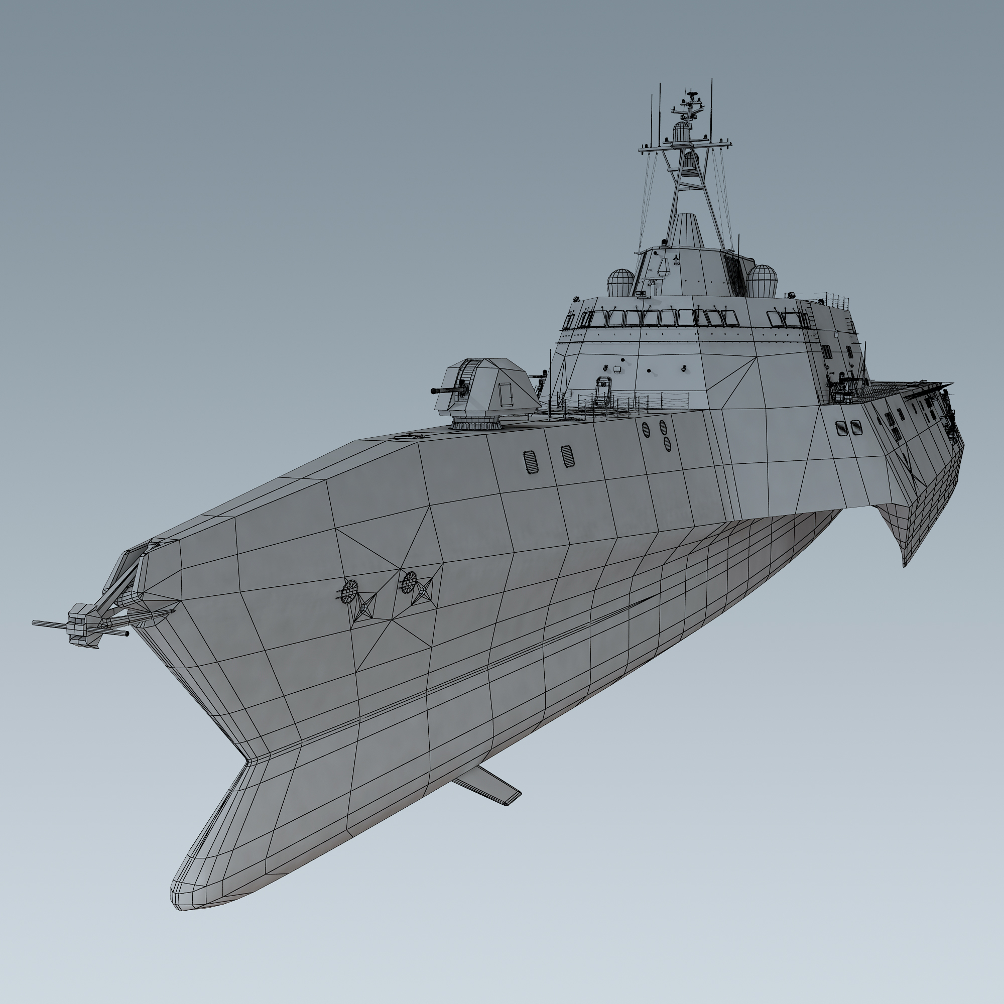 3d lcs-2 littoral combat ship