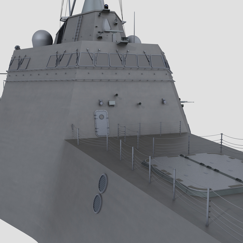 3d lcs-2 littoral combat ship