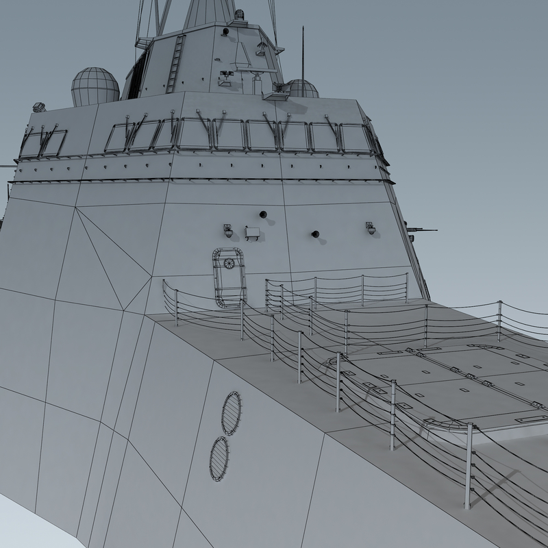 3d lcs-2 littoral combat ship