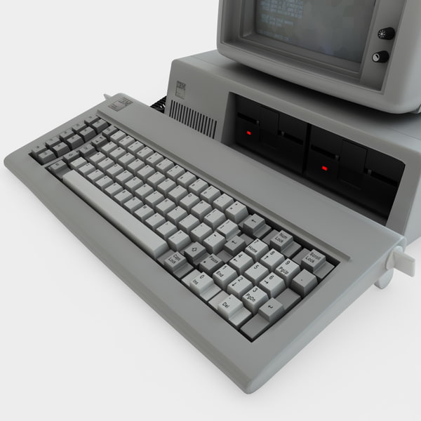 ibm pc xt 3d model