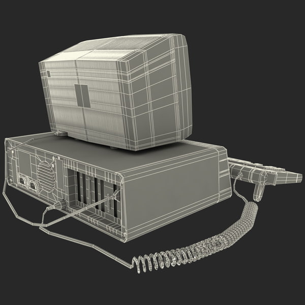 ibm pc xt 3d model