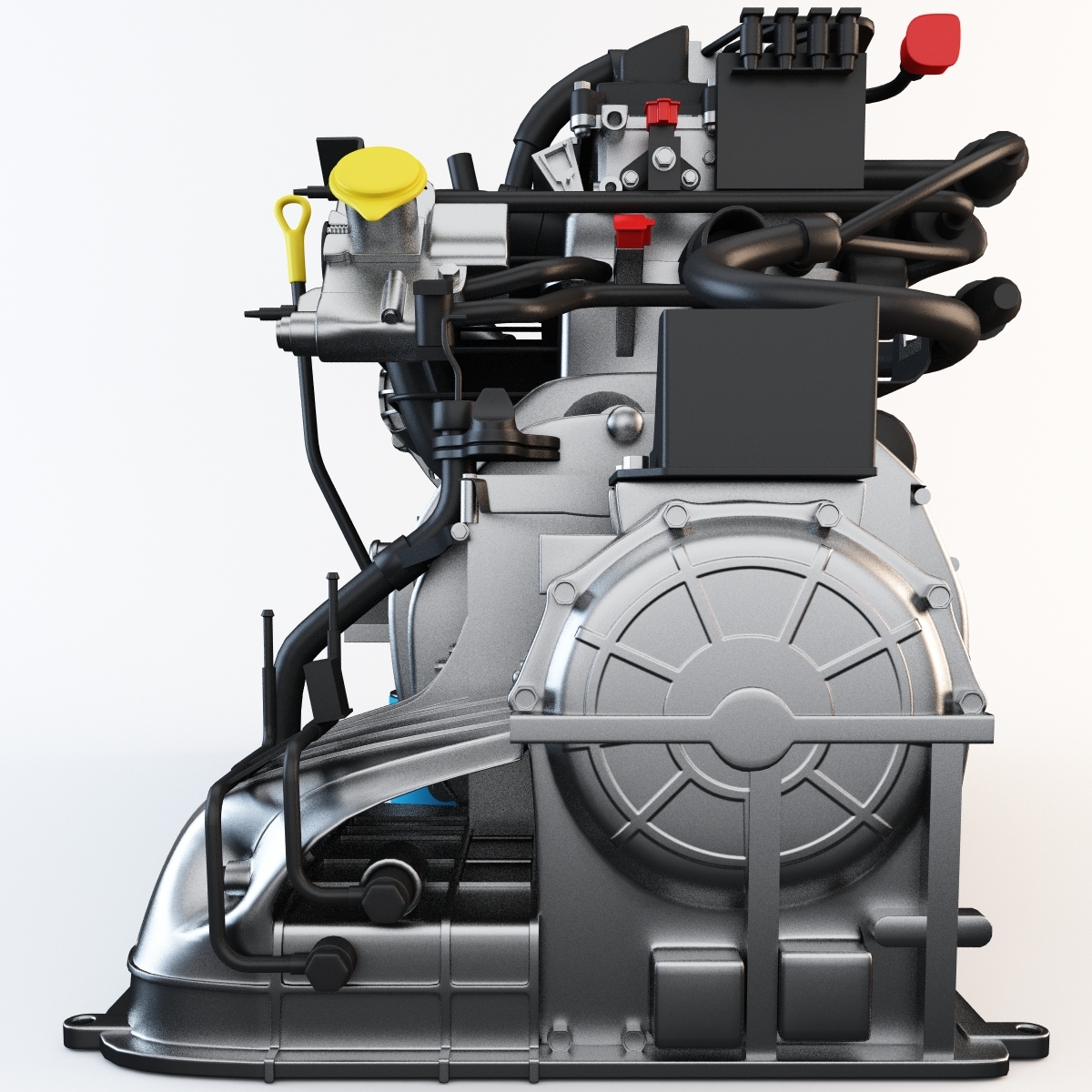 car engine 3d model