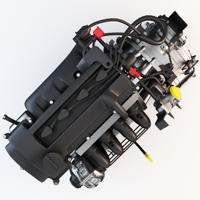 car engine 3d model