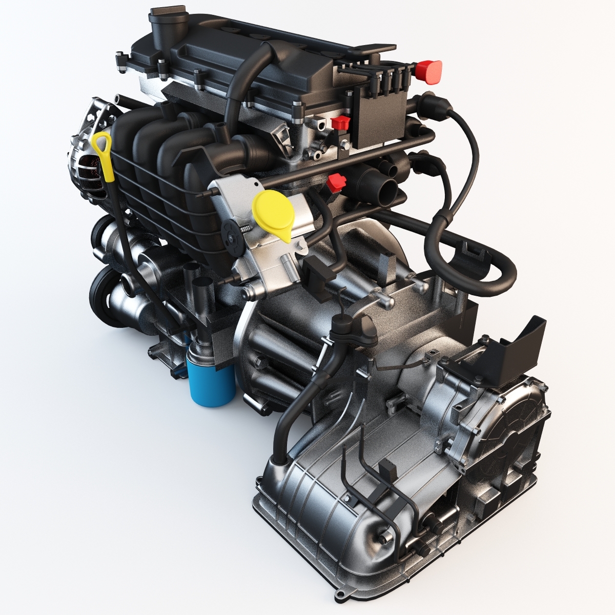 car engine 3d model