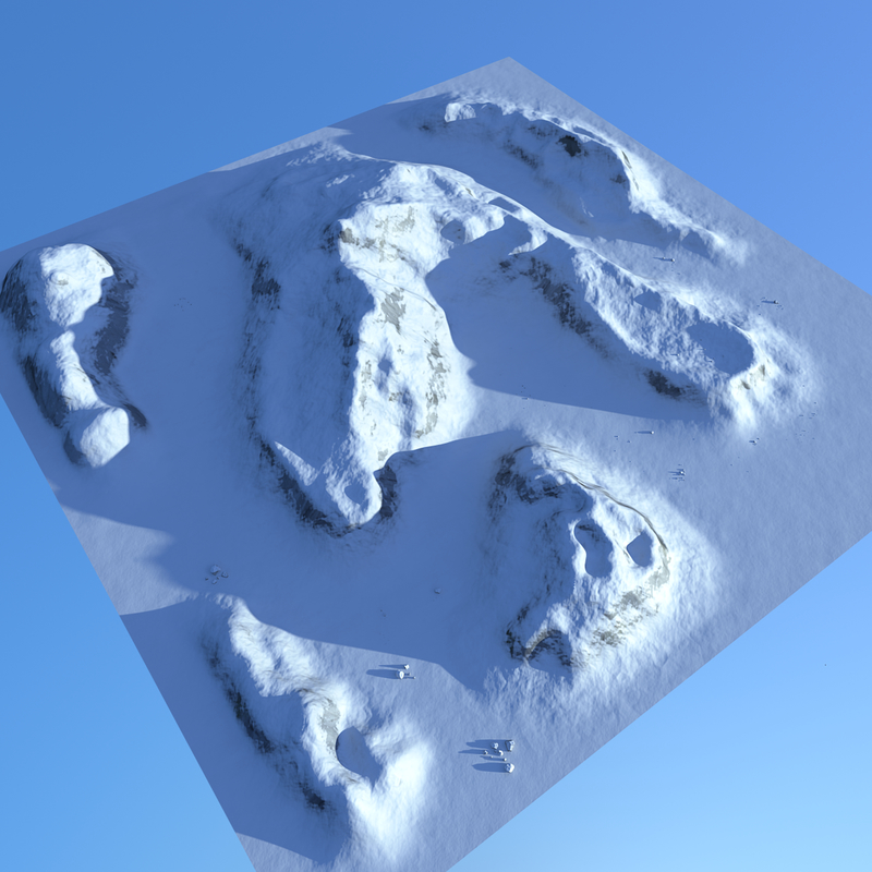 maya snow mountainous