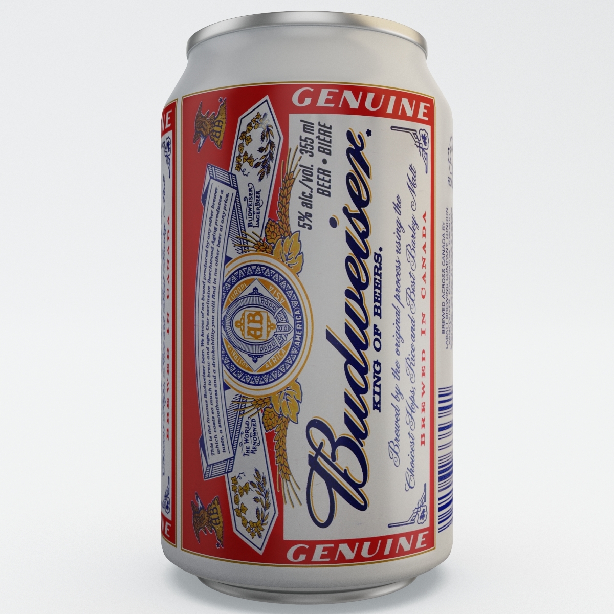 3d budweiser beer