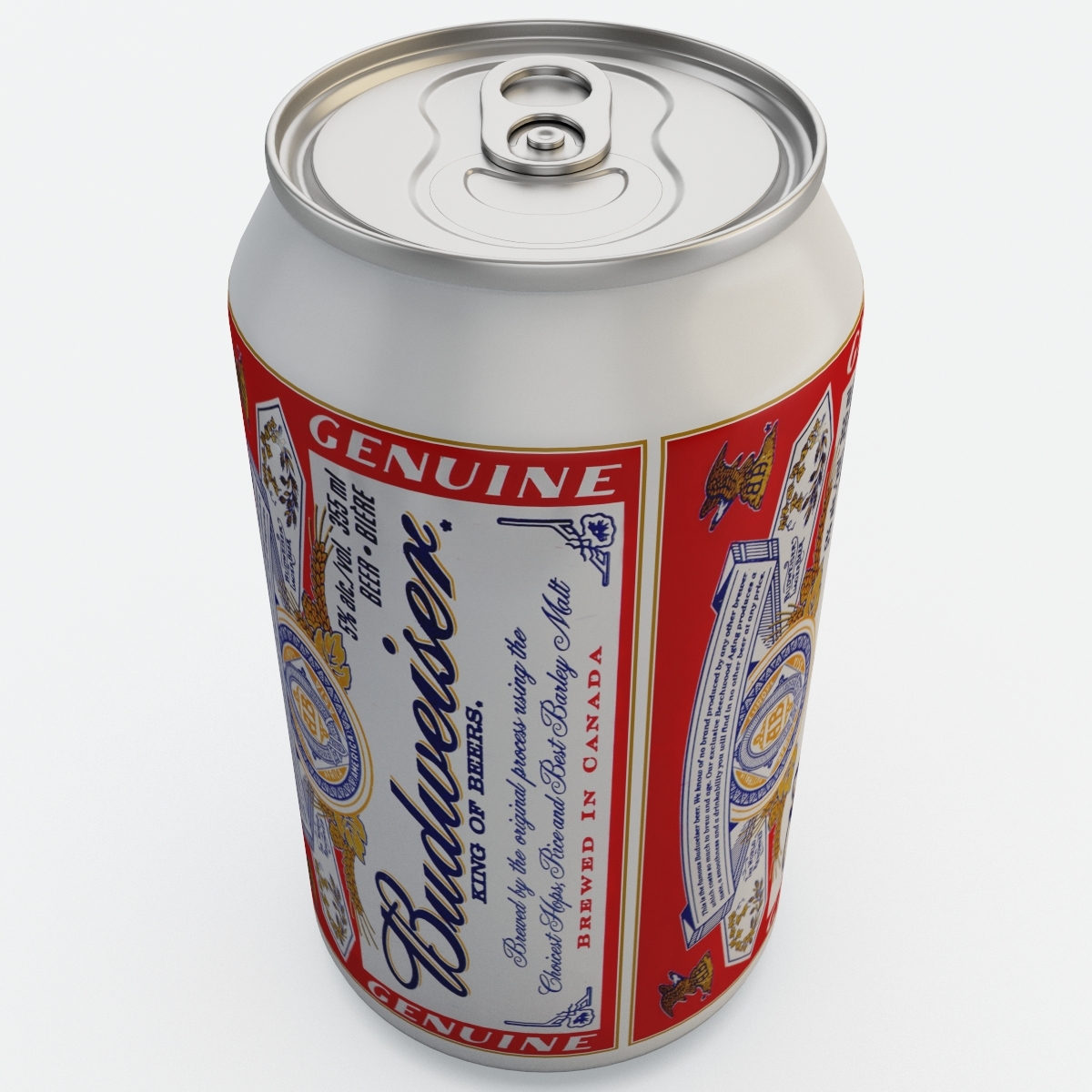 3d budweiser beer
