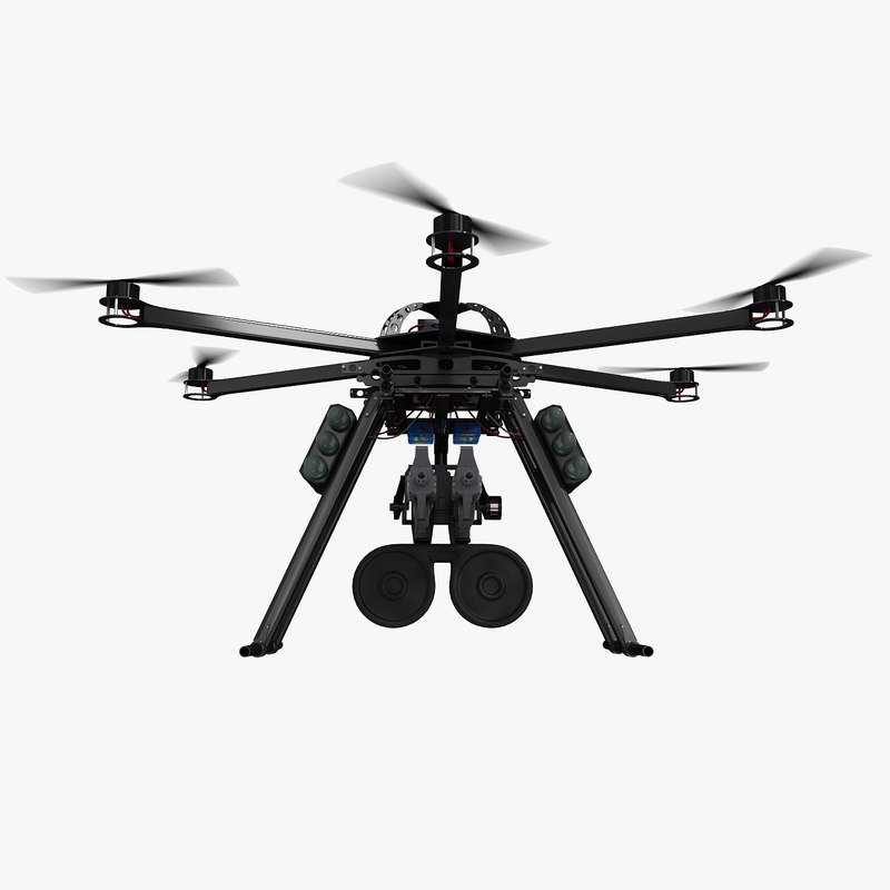 3d hexacopter attack drone