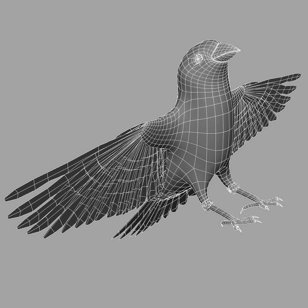 house sparrow passer domesticus 3d obj