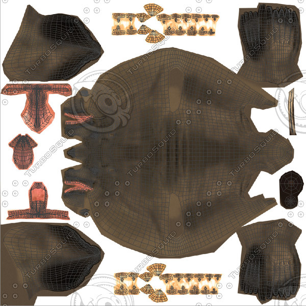 3d model california sea lion fur