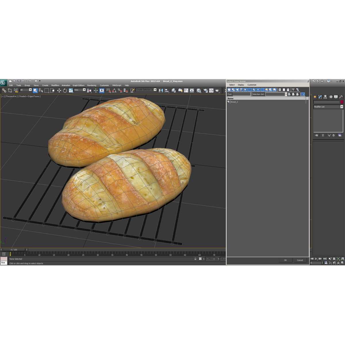 3d bread 2 model