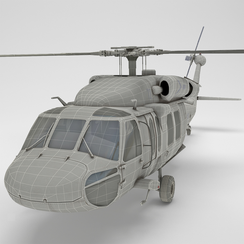 3d eh-60 black hawk 2 model