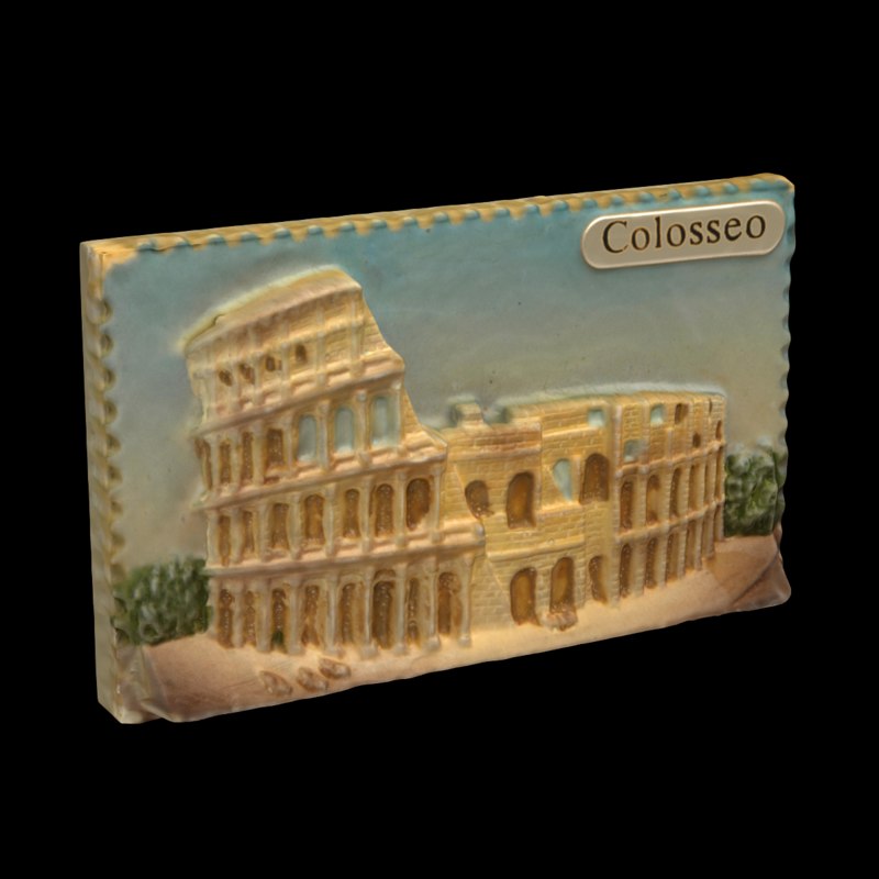 rome italy magnet souvenir 3d x