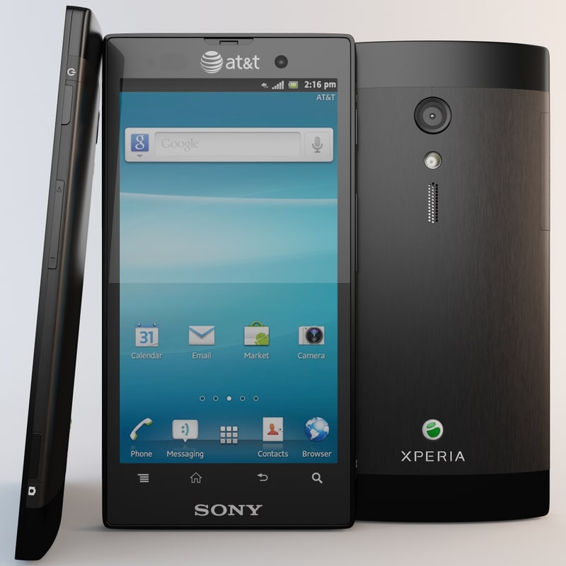 sony xperia ion cellphone obj