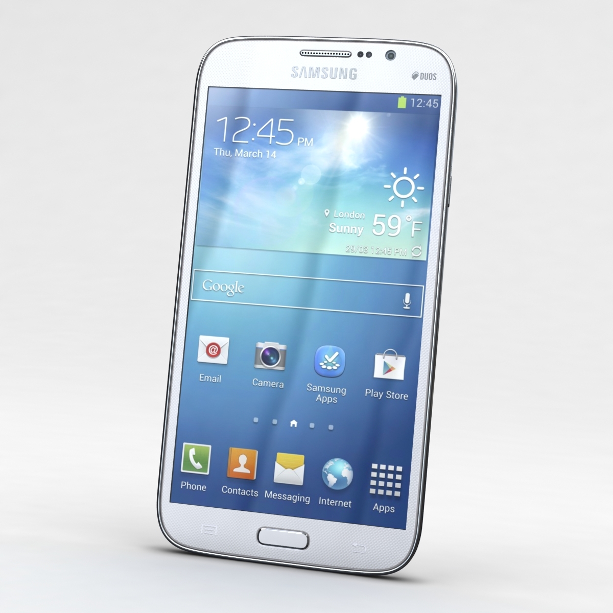 samsung galaxy mega 5 3d model