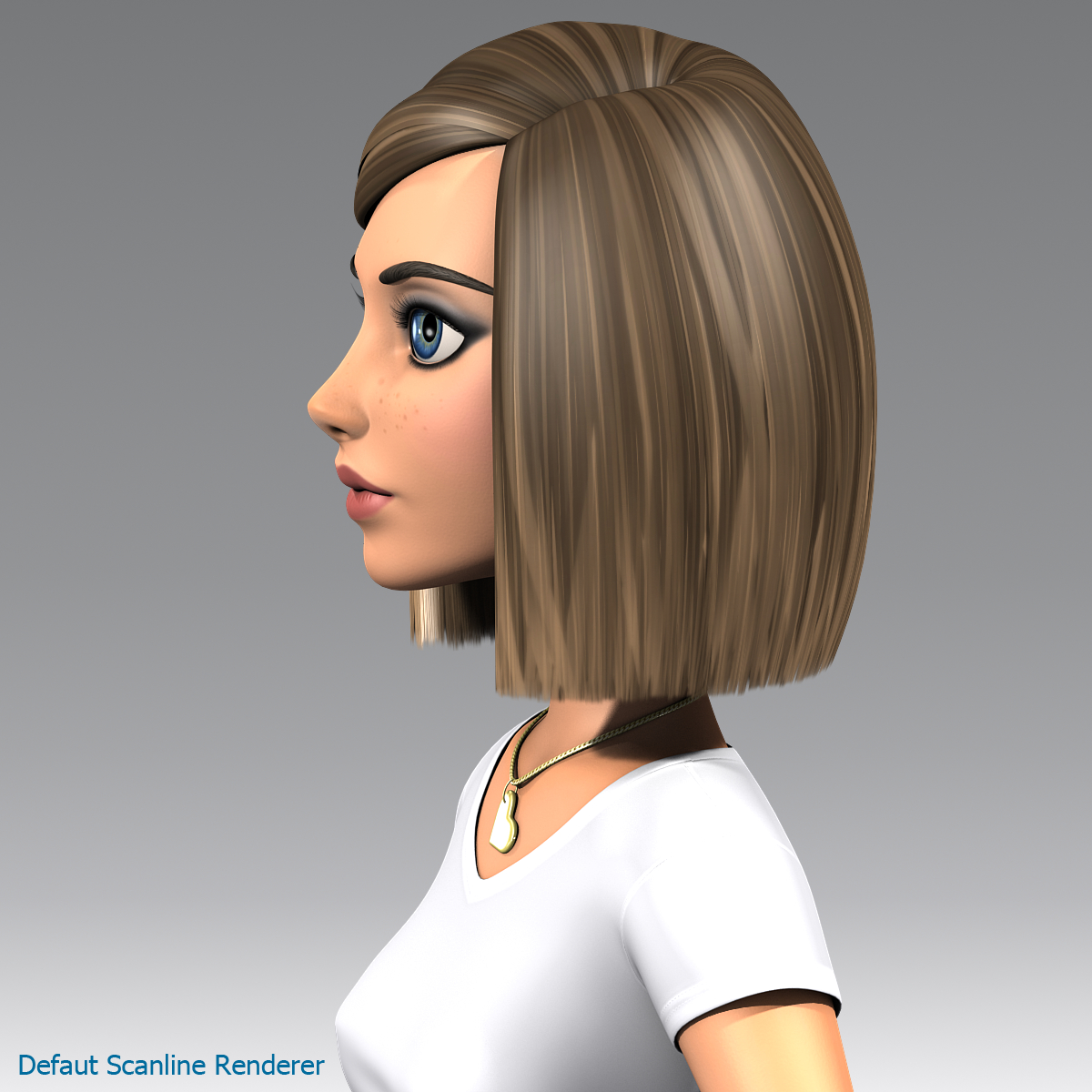 max cartoon character young woman