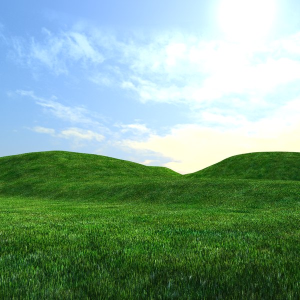 hills environment 3d max