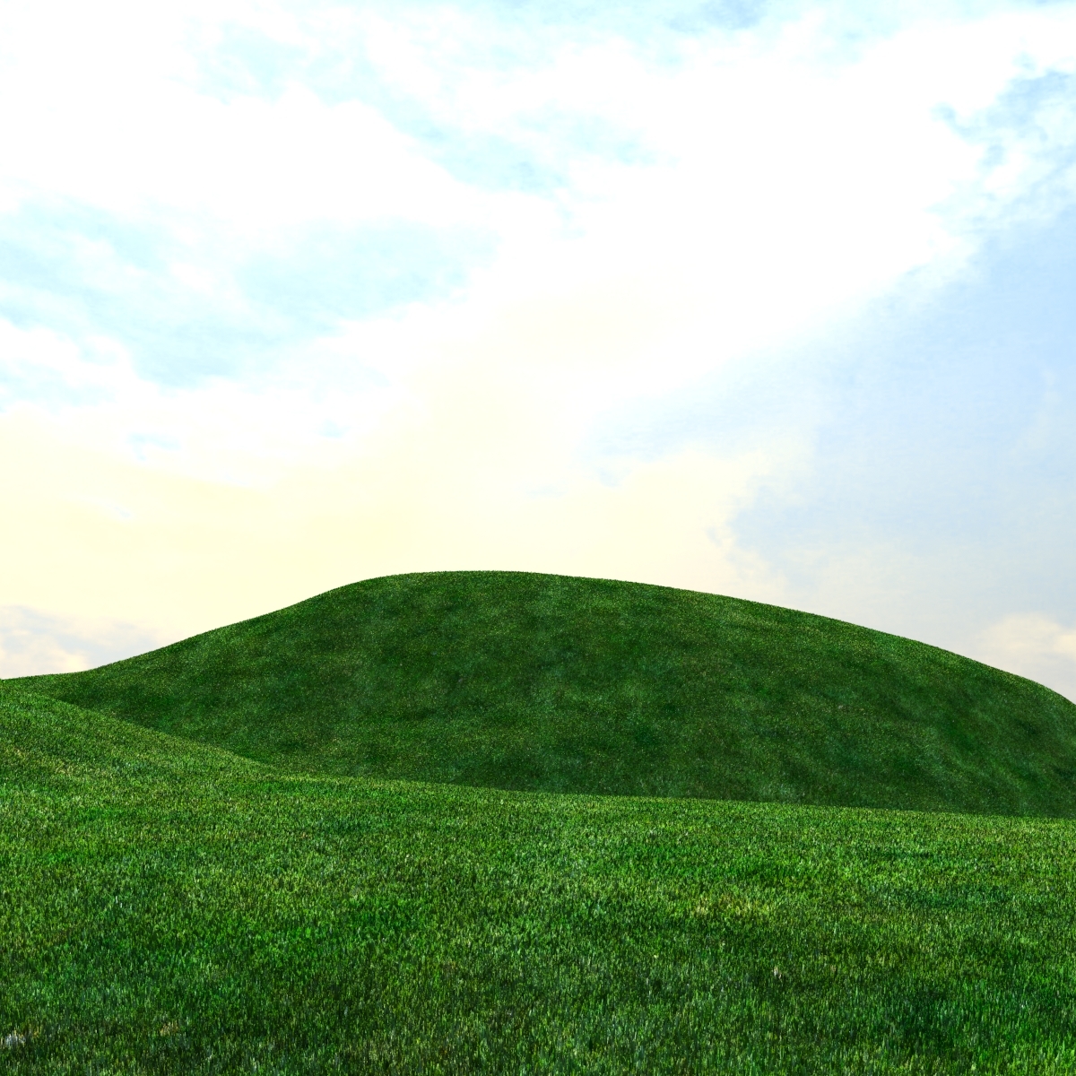 hills environment 3d max