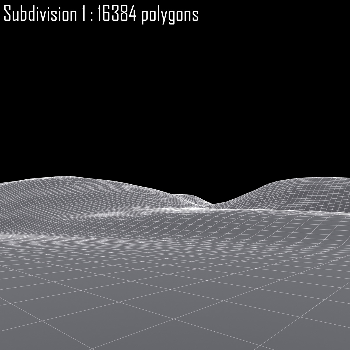 hills environment 3d max