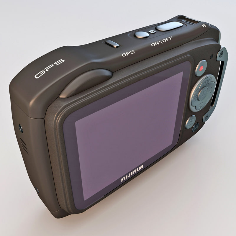 fujifilm xp170 compact digital camera 3d model