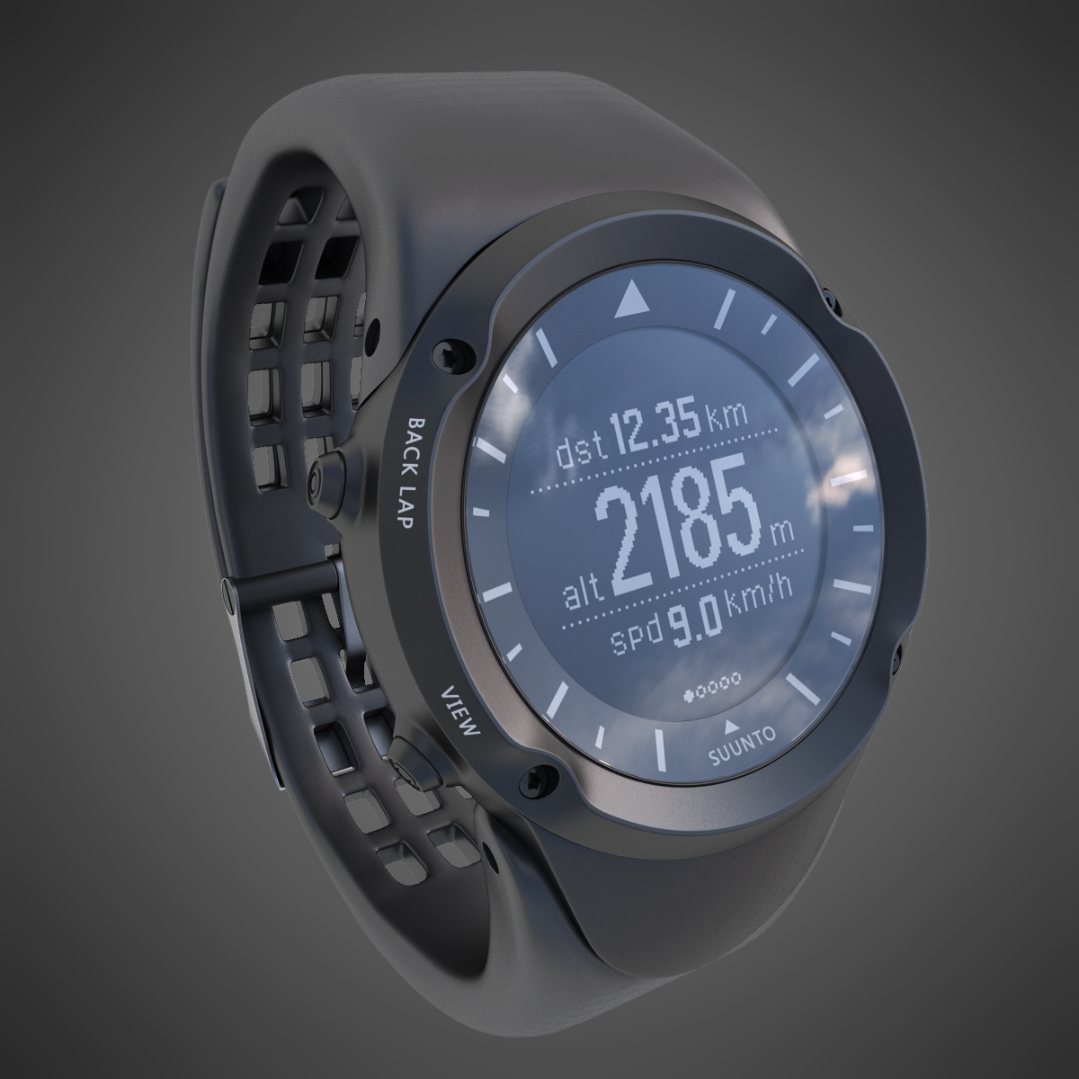 3d sport watch suunto ambit