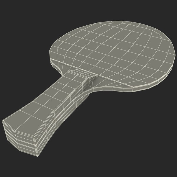 ping pong paddle 3d model