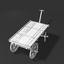 3d wooden carriage cart model