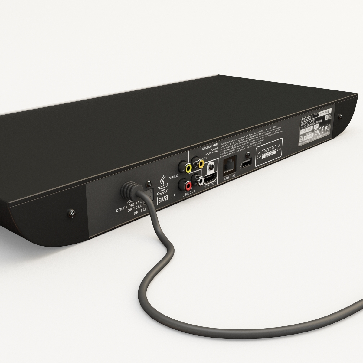 sony blu-ray disc 3d model