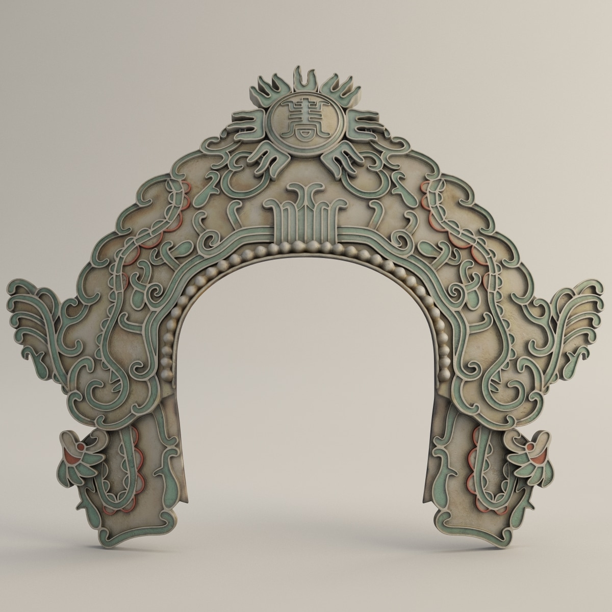 3ds max asian crown