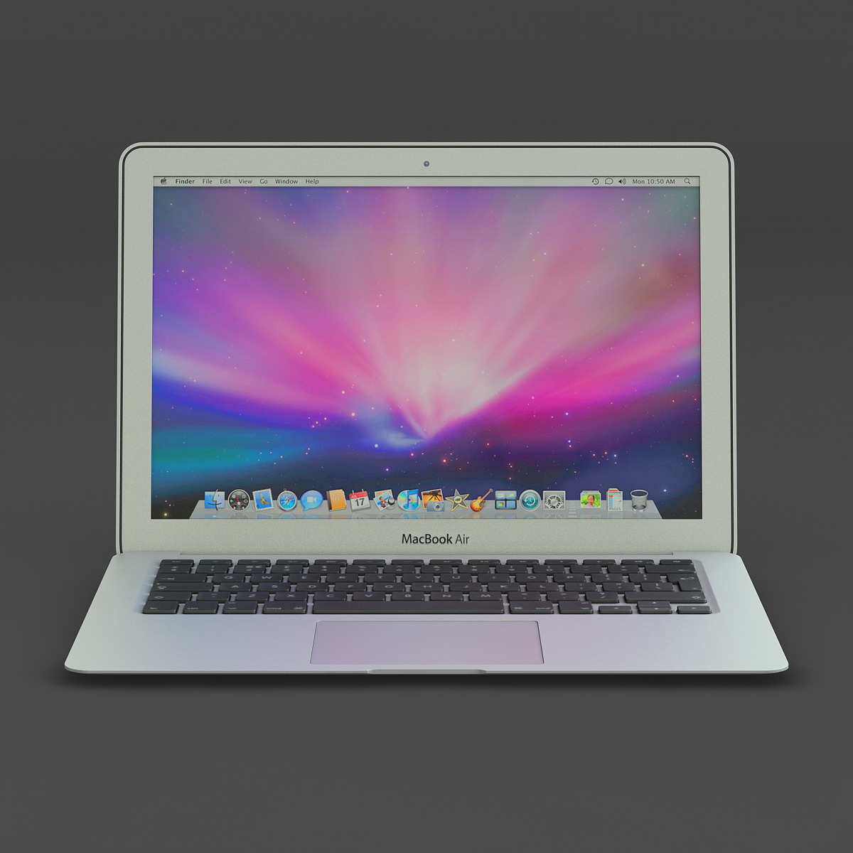 3d macbook air apple laptop