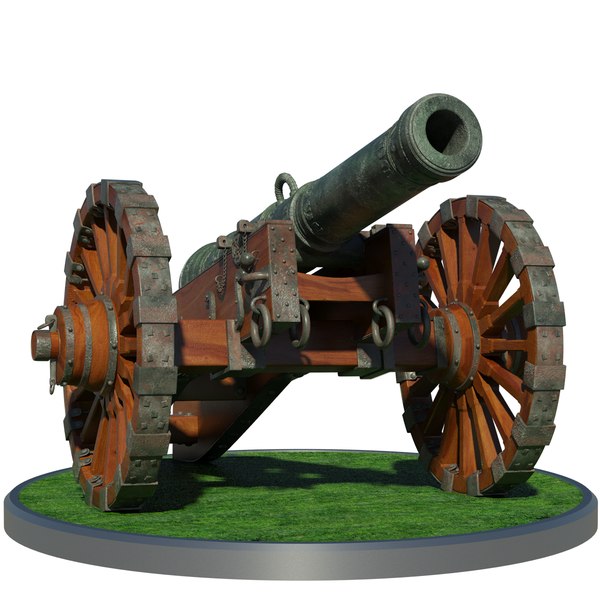 3d cartoon cannon